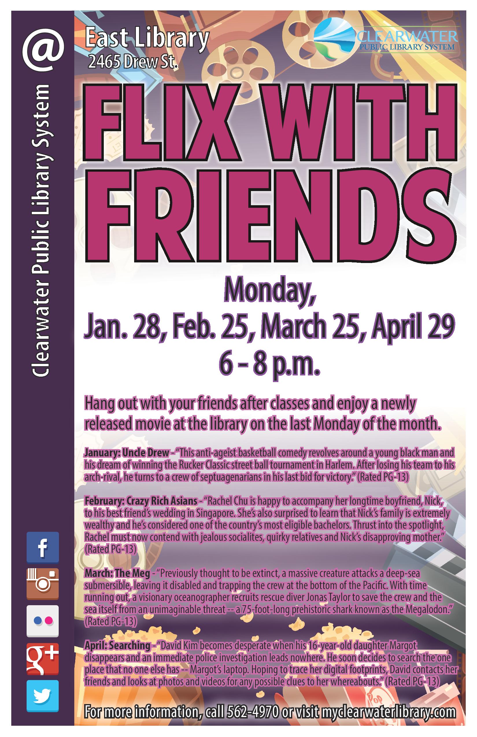 Flix with Friends | Clearwater Public Library System
